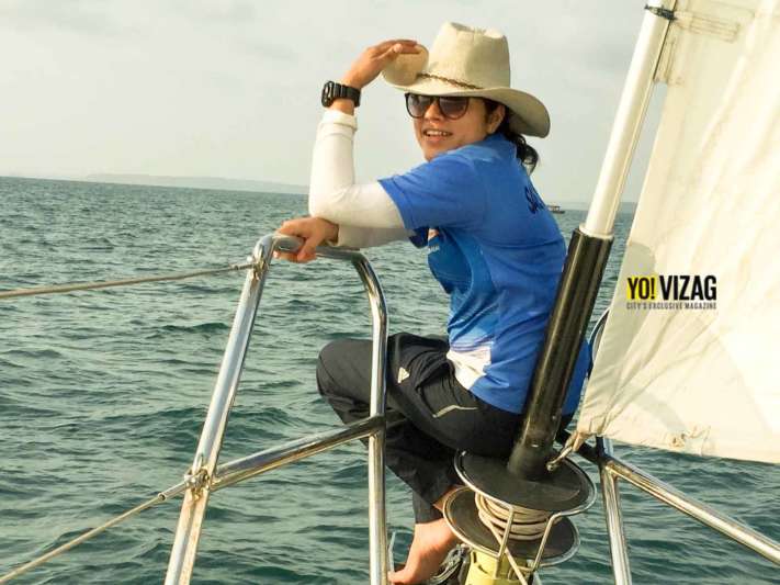 Indian Navy lady officers including Vizag girl Swathi start World Sail tour