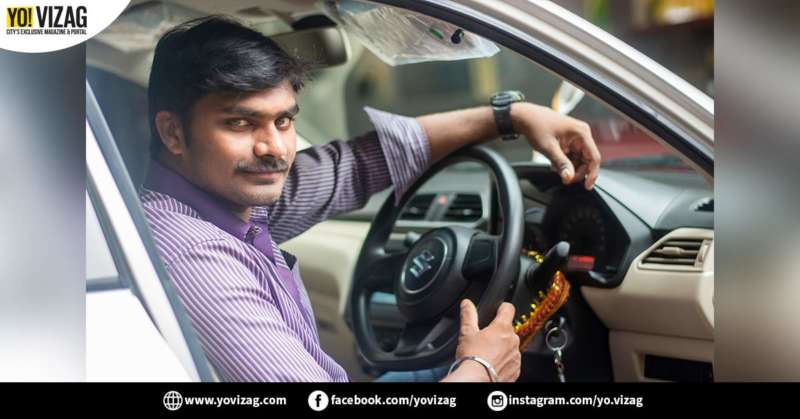 How destiny make a youngster from Visakhapatnam turn into a car driver