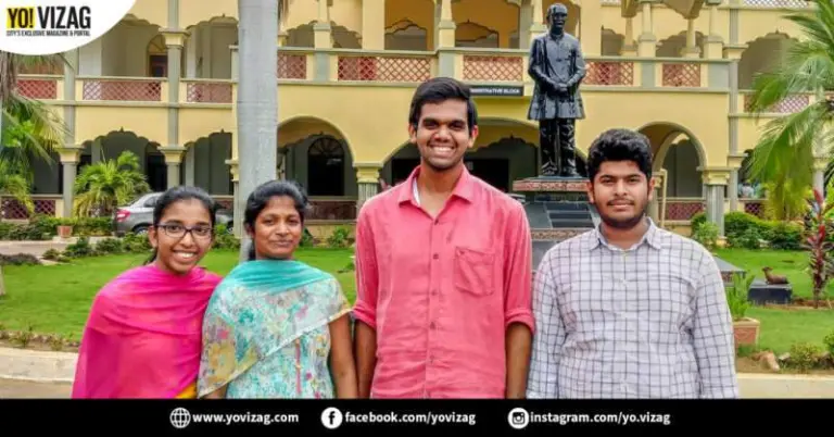 The Campus life at the MVGR College in Vizianagaram