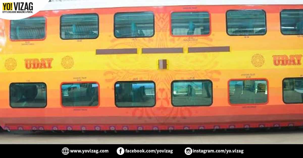 Time table and schedule of Uday Express between Vizag and Vijayawada