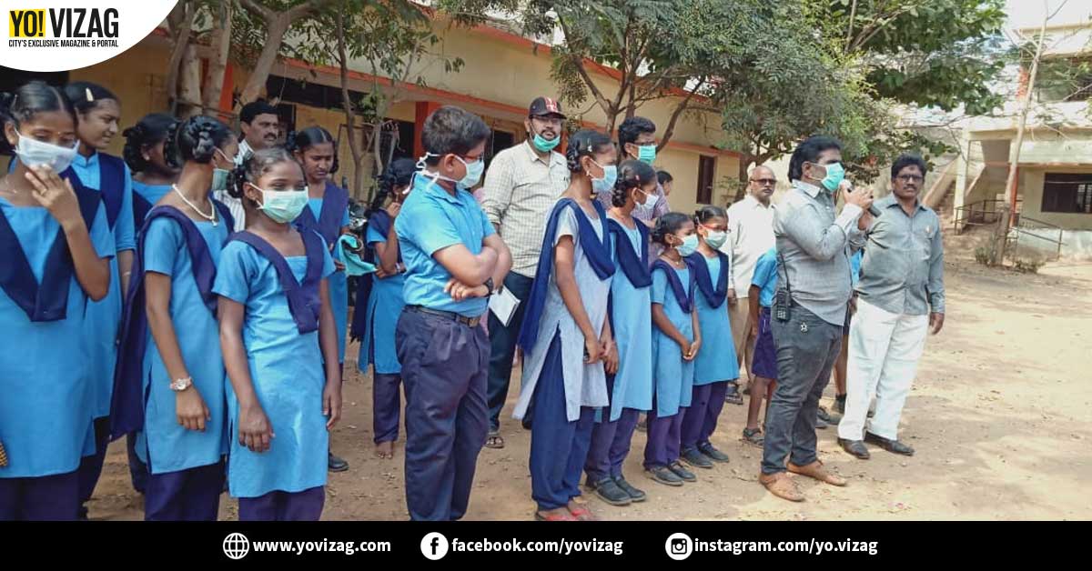 GVMC conducts awareness campaign on coronavirus in Vizag schools