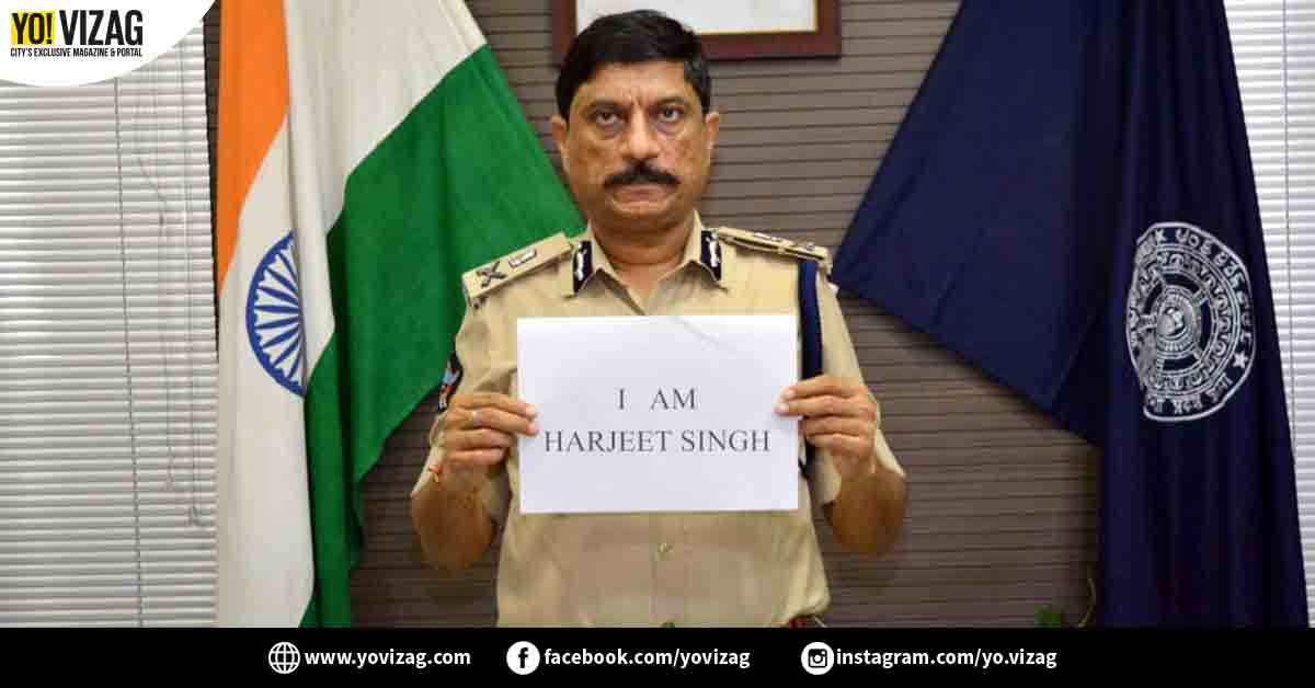 Vizag Police Commissioner supports attacked Punjab cop Harjeet Singh