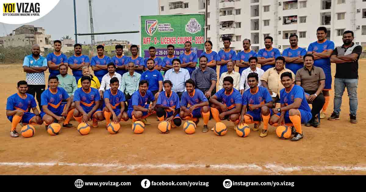 24 new football coaches trained in Visakhapatnam