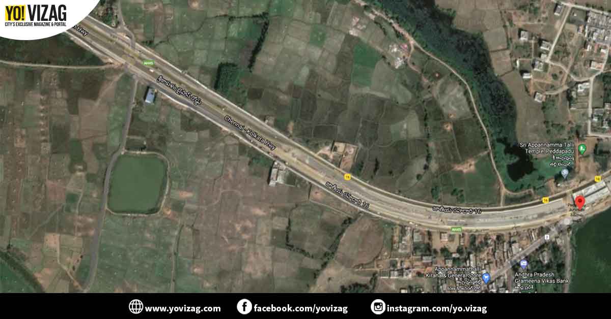 Major cities that lie along the National Highway 16 passing Vizag