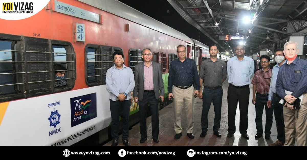 AP Express departs from Visakhapatnam with a new look