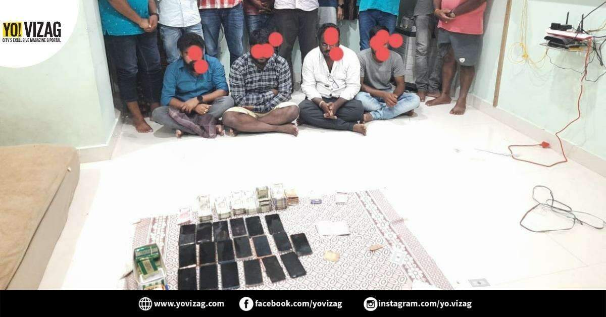 High-staked gambling racket busted in Visakhapatnam, 16 arrested