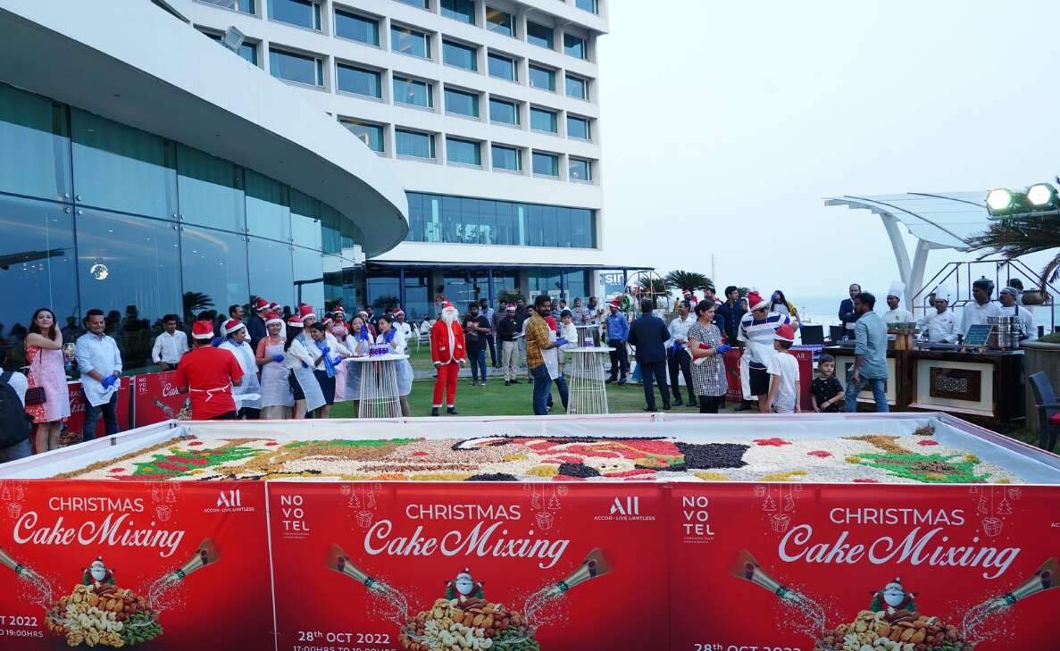Photo gallery: Cake mixing event at Novotel Varun Beach, Vizag
