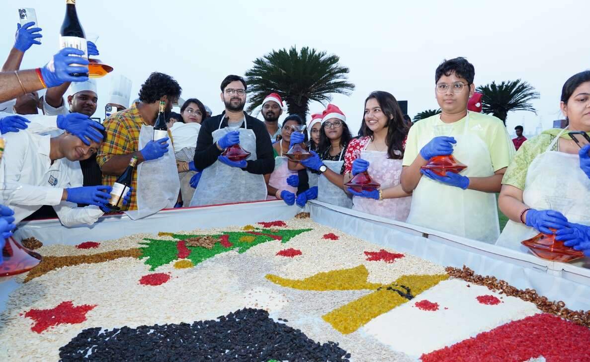 Photo gallery: Cake mixing event at Novotel Varun Beach, Vizag