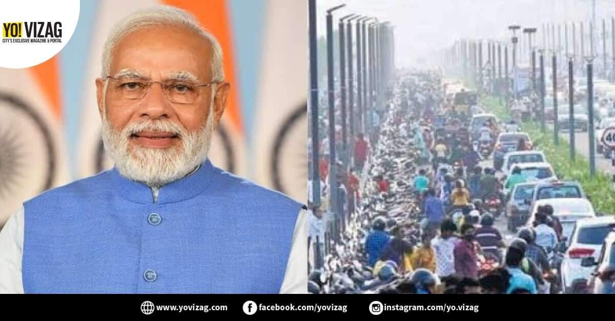 Modi in Vizag: Bus routes and roads dedicated for public meet at AU Grounds