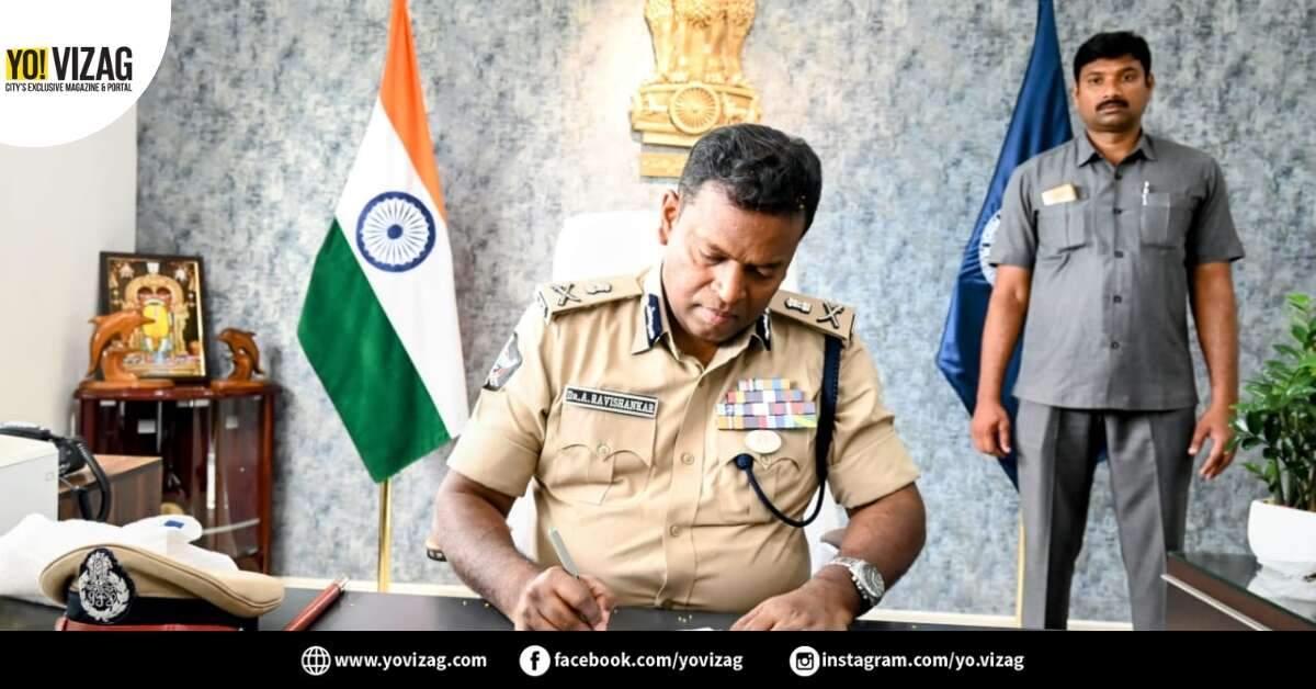A Ravi Shankar IPS assumes charge as Commissioner of Visakhapatnam City ...