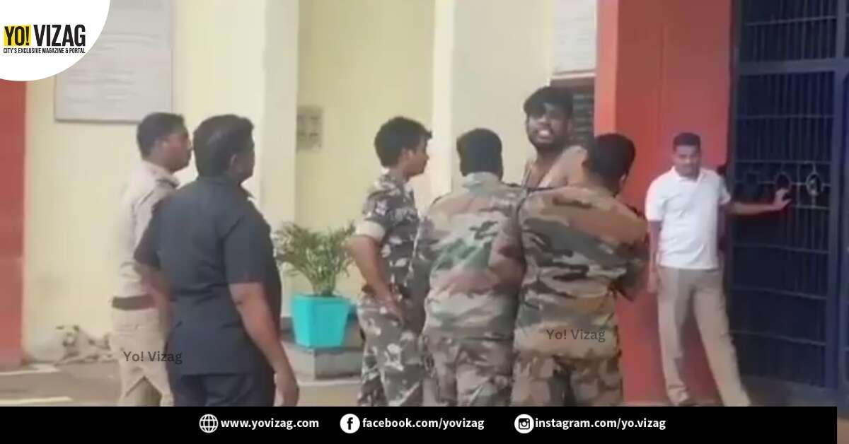 WATCH: Accused murderer lashes out at police outside Visakhapatnam ...