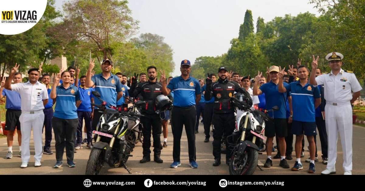 Indian Navy riders undertake bike rally from Visakhapatnam to Ayodhya