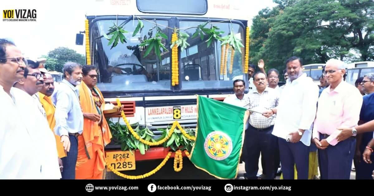 New RTC bus launched to Infosys IT Hills in Visakhapatnam