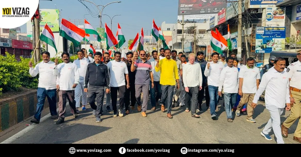 Unity March Gajuwaka Promotes Patriotism Among Youth
