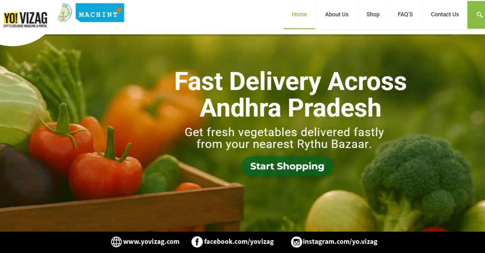 Rythu Bazar online delivery makes ordering fresh vegetables easy!