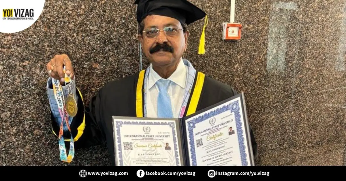 K Rajeswara Rao Receives Global Honour